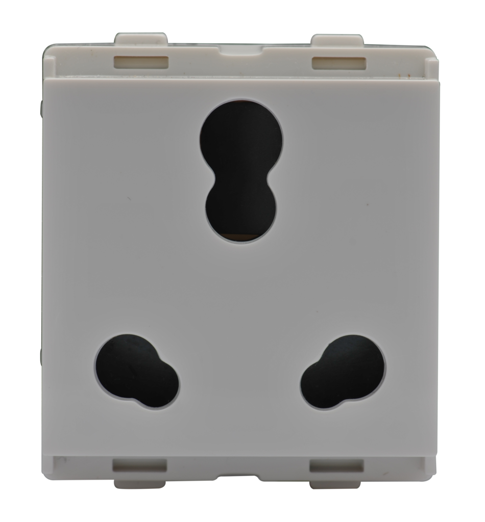 L&T/LK Engem White 6/16Amp Socket 2module (CB93302CW16) - Jaycee ...