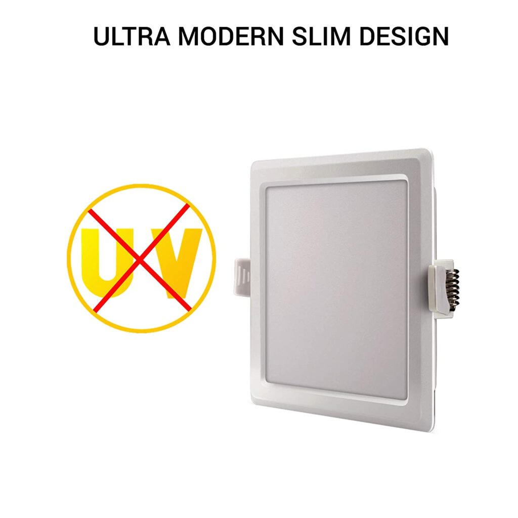 Syska LED Slim Recessed Panel RDL 12wt Square (SSK-RDL-S-12W) - Jaycee ...