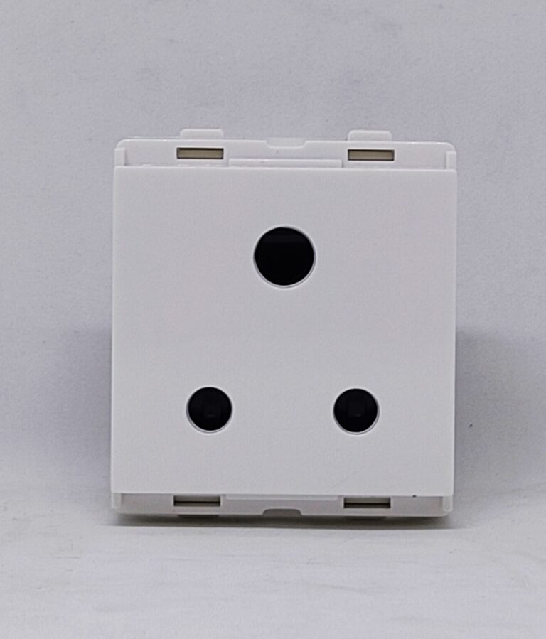 L&T Engem 6Amp 3 Pin Socket 2Module with ISI (CB93602CW06) - Jaycee ...