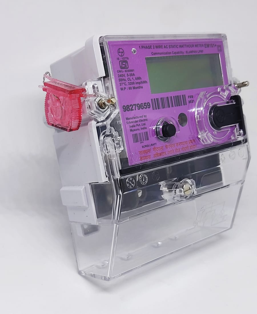 Larsen & Toubro 5-30Ampere Single Phase 2Wire 240V CL1.0 LPRF Meter ...