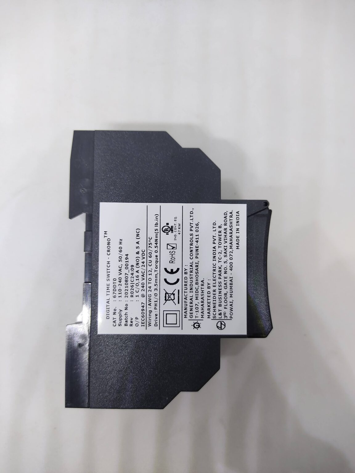 GIC Timer Crono Digital 240V (67DDT0) - Jaycee Enterprises